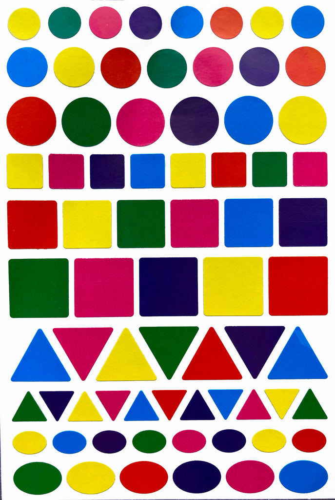 Color Coding Labels Multi Shape 5 Colors Stickers – Royal Green Market