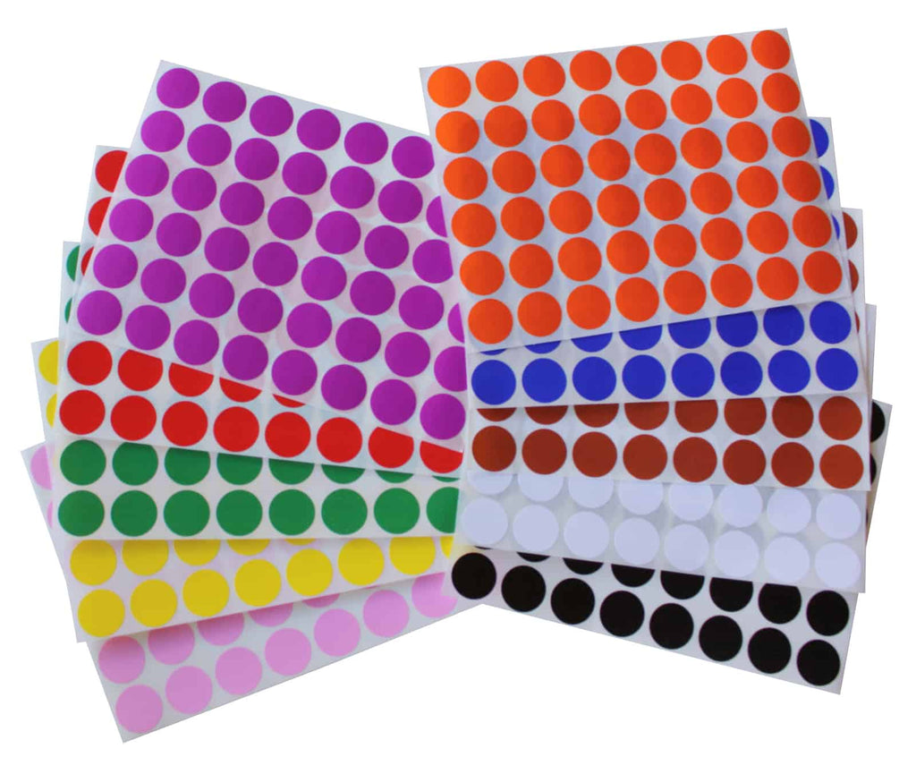 Colored Dot Stickers for Children's Crafts, Games, and Arts. – Royal ...