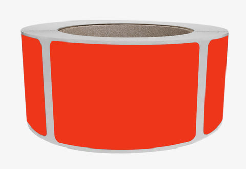 Rectangular Stickers 3x2 inch Label Rolls (76mm x 51mm) – Royal Green ...