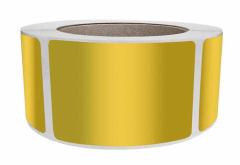 Rectangular Stickers 3x2 inch Label Rolls (76mm x 51mm) – Royal Green ...