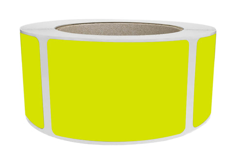 Rectangular Stickers 3x2 inch Label Rolls (76mm x 51mm) – Royal Green ...