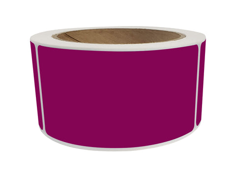 Rectangular Stickers 4x2 inch Label Rolls (100mm x 51mm) – Royal Green ...