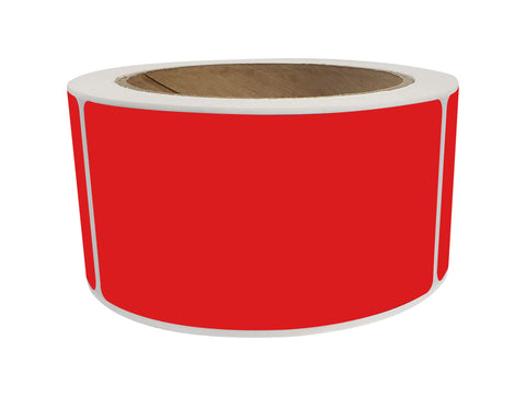 Rectangular Stickers 4x2 inch Label Rolls (100mm x 51mm) – Royal Green ...