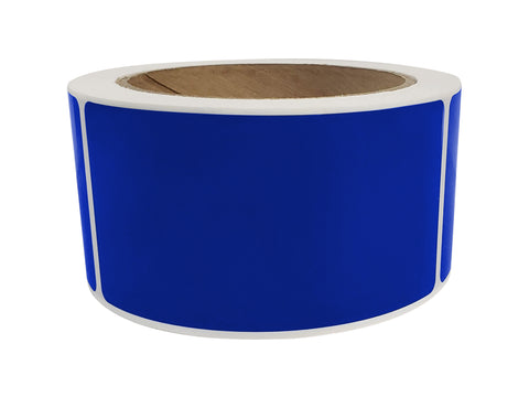Rectangular Stickers 4x2 inch Label Rolls (100mm x 51mm) – Royal Green ...