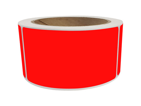 Rectangular Stickers 4x2 inch Label Rolls (100mm x 51mm) – Royal Green ...