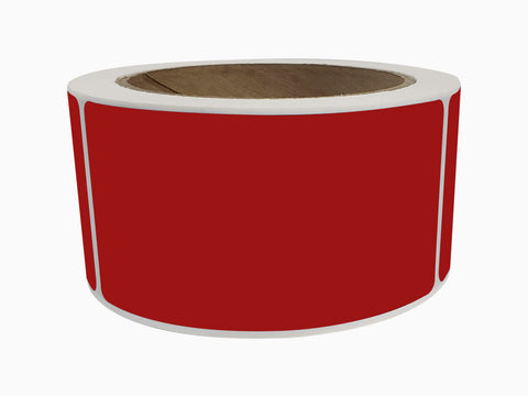 Rectangular Stickers 4x2 inch Label Rolls (100mm x 51mm) – Royal Green ...