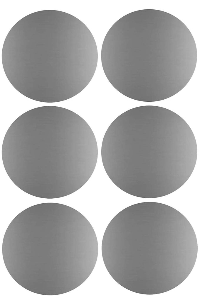 Grey Chevron Round Sticker